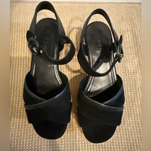 M. Gemi | Shoes | M Gemi Black Strappy Platform Sandals | Poshmark